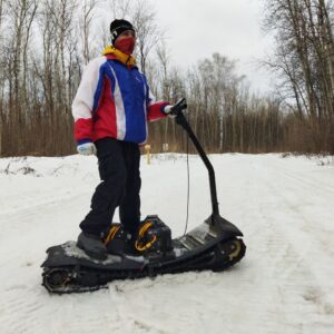 Electric moto snowboard | SNIEJIK